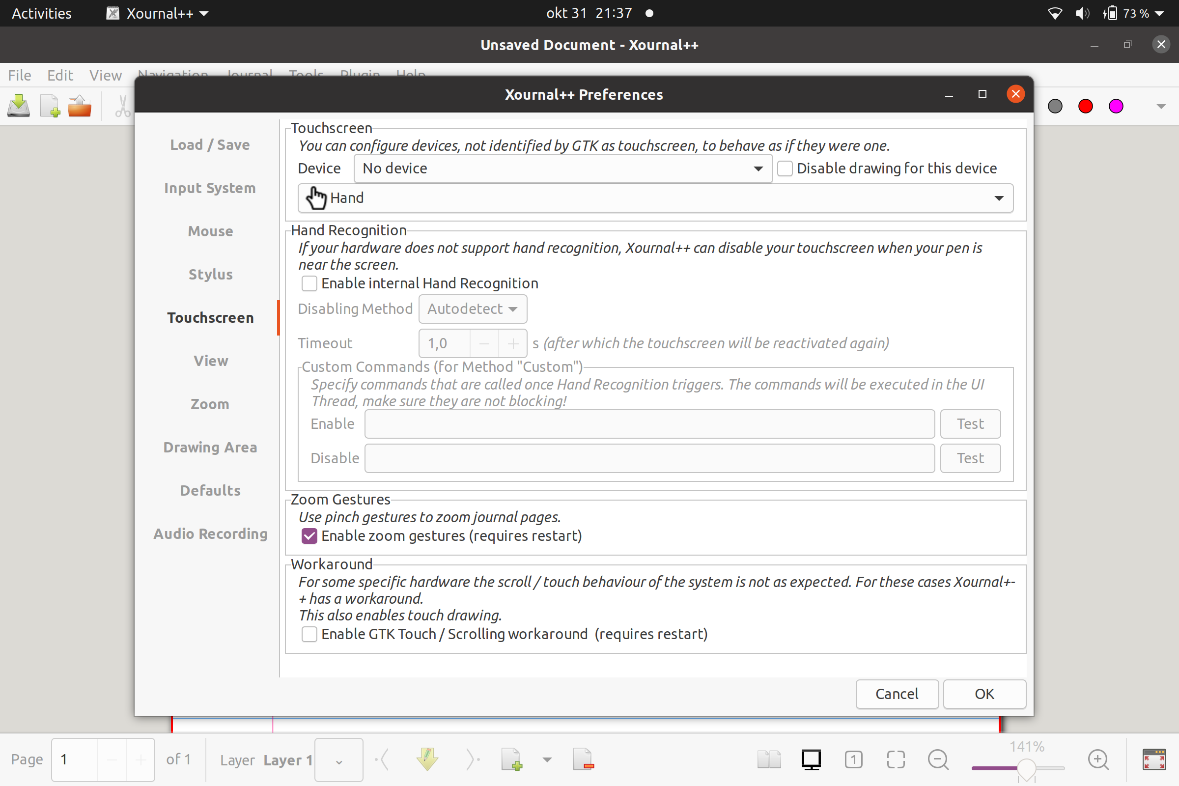 Scrolling with Touchscreen · Issue #2361 · xournalpp/xournalpp · GitHub