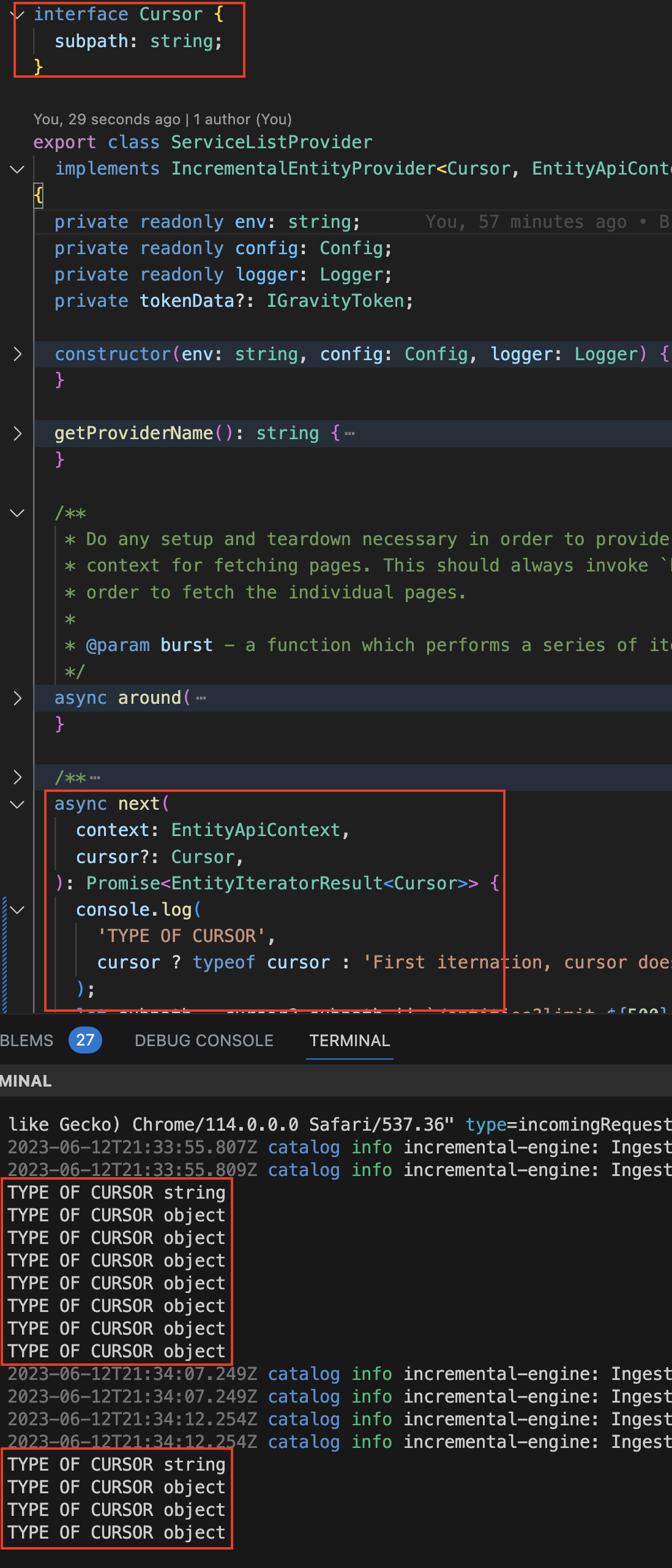 🐛 Bug Report: Incremental Ingestion returning cursor in wrong type · Issue #18222 · backstage ...