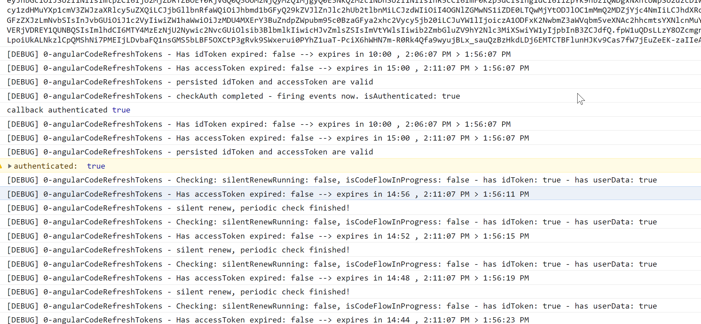 Bug Silent Renew Not Starting On Sample Code Flow Auto Login All Routes · Issue 1746