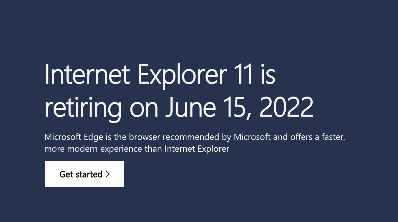 Internet Explorer should "see also" to Microsoft Edge? · Issue #311 · MicrosoftDocs/microsoft ...