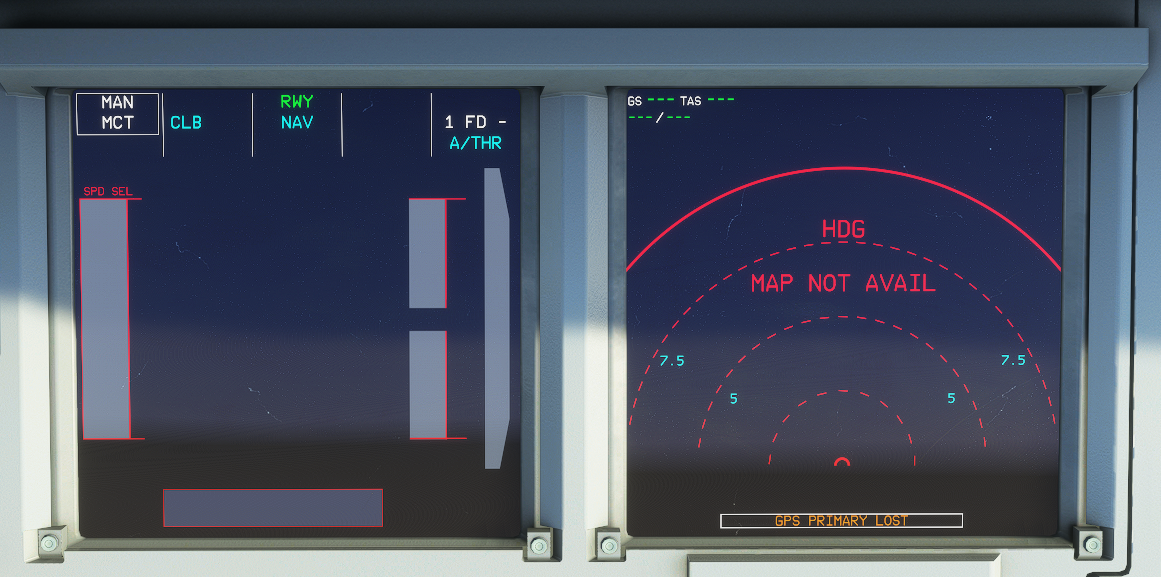 [BUG] FMA displays "RWY" on stand when TOGA or MAN MCT thrust is set ...