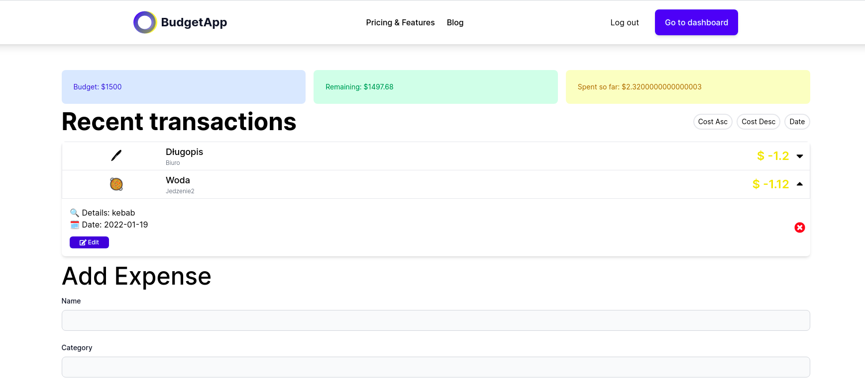 GitHub - mateuszbialowas/BudgetApp-React