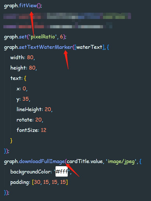 导出图片时，图表放大接着执行graph.setTextWaterMarker、 graph.downloadFullImage，会报错 · Issue #4689 · antvis/G6 ...