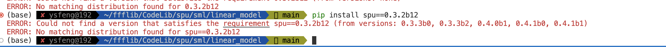 pip install not found · Issue #269 · secretflow/spu · GitHub