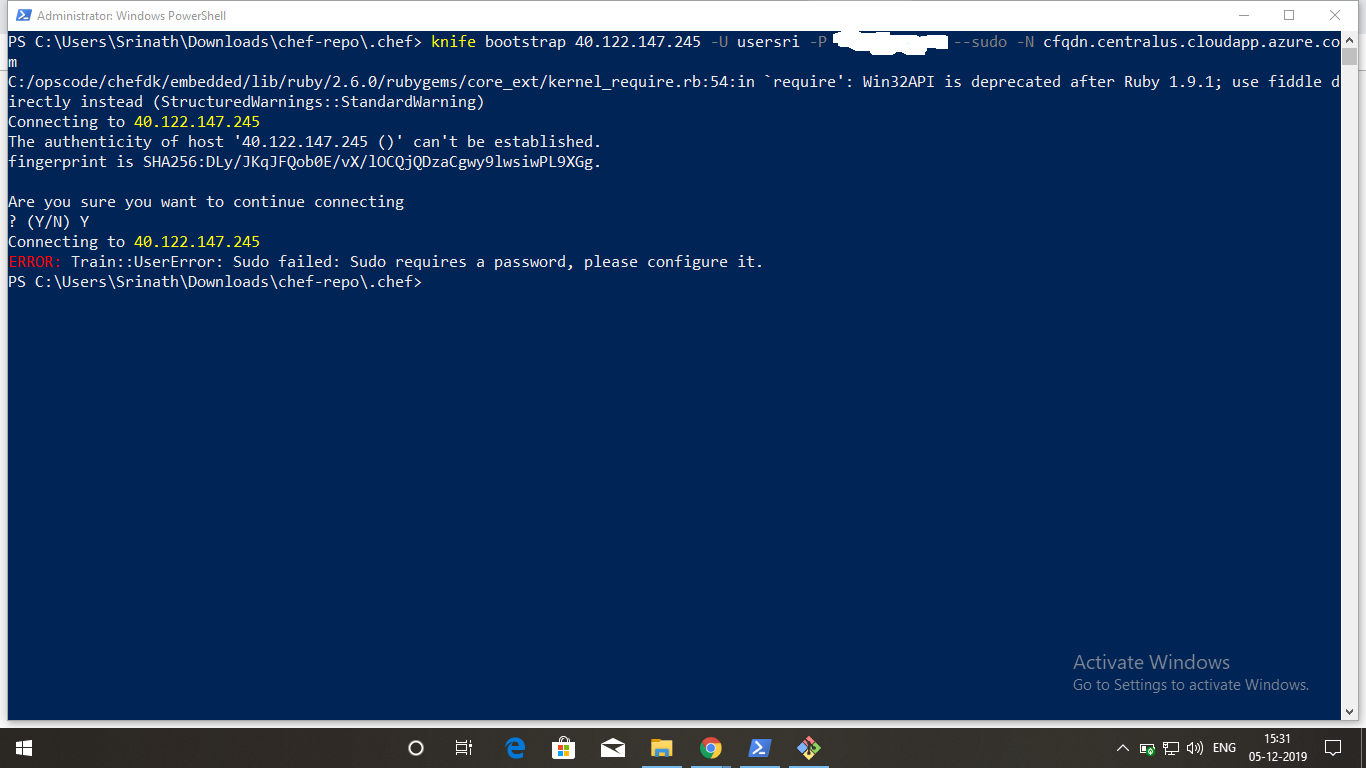error while Bootstrapping centos machine of azure account · Issue #678 · QT-DevOps/DevOpsIssues ...