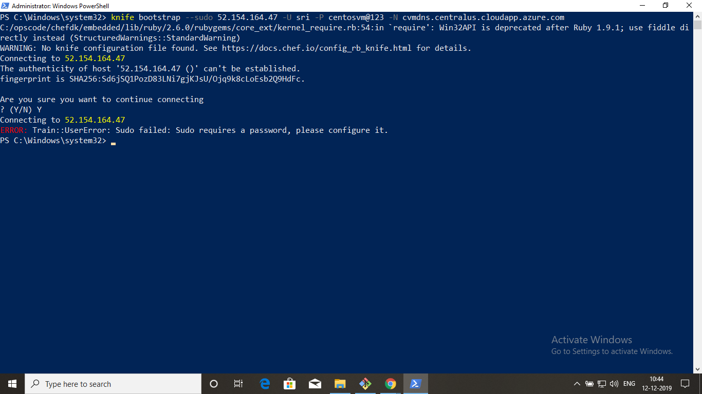 error while Bootstrapping centos machine of azure account · Issue #678 · QT-DevOps/DevOpsIssues ...