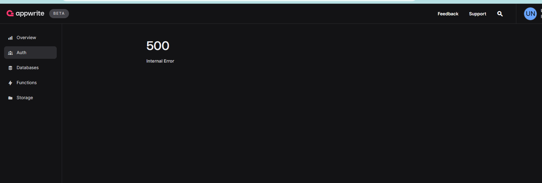 🐛 Bug Report: Throwing 500 error on all the pages for projects · Issue #7065 · appwrite/appwrite ...
