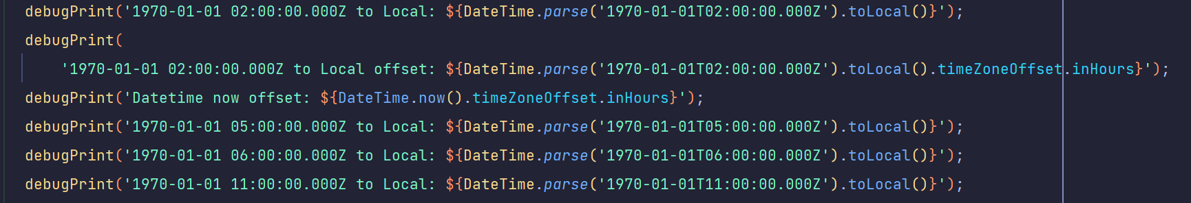 Datetime toLocal() bug · Issue #106385 · flutter/flutter · GitHub