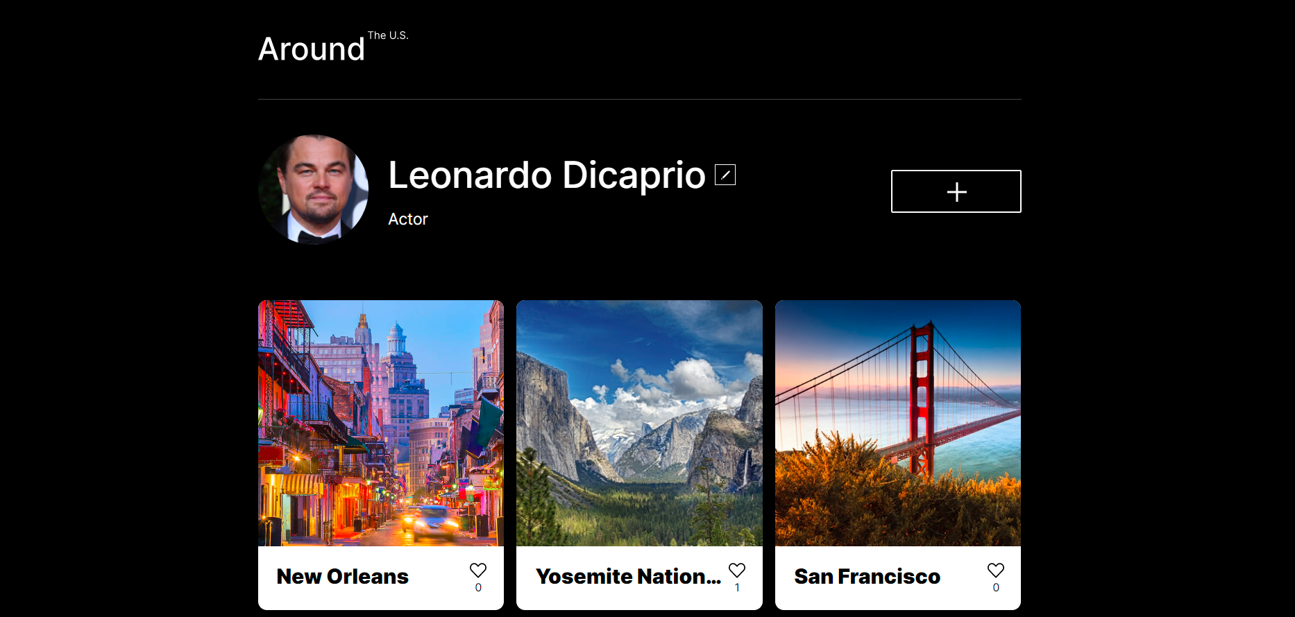 GitHub - amityi90/react-around-api-full: The API of "Around the U.S." with authorization and ...