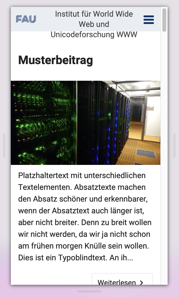 Fehlender Slider auf kleinen Geräten - Verursacht durch einen zu langen Seitentitel · Issue #958 ...