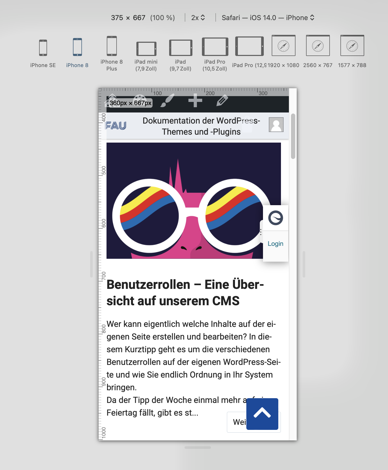Darstellung mobile - Blogroll Beitragsbilder · Issue #1132 · RRZE-Webteam/FAU-Einrichtungen · GitHub