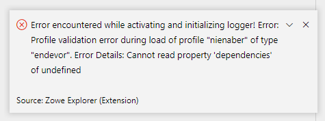 Init error in some cases with weird profiles · Issue #1203 · zowe/zowe-explorer-vscode · GitHub