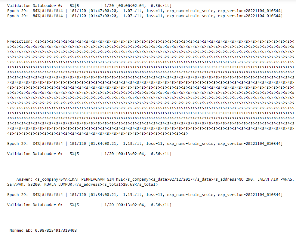 SROIE training on Windows · Issue #84 · clovaai/donut · GitHub