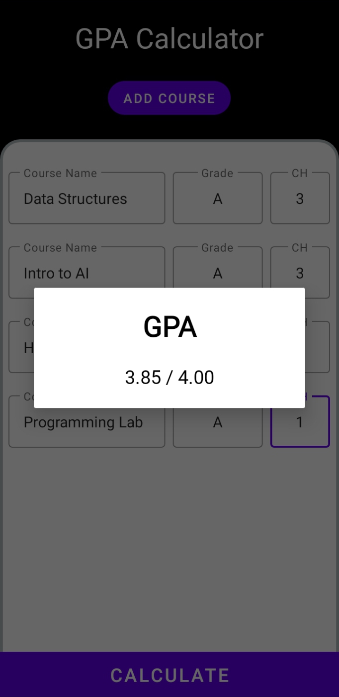 GitHub - Usman-Zeb/GPA-Calculator: A simple college GPA calculator ...