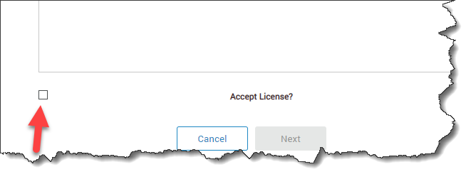 Checkbox "Accept License" during Extension Install incorrectly located ...