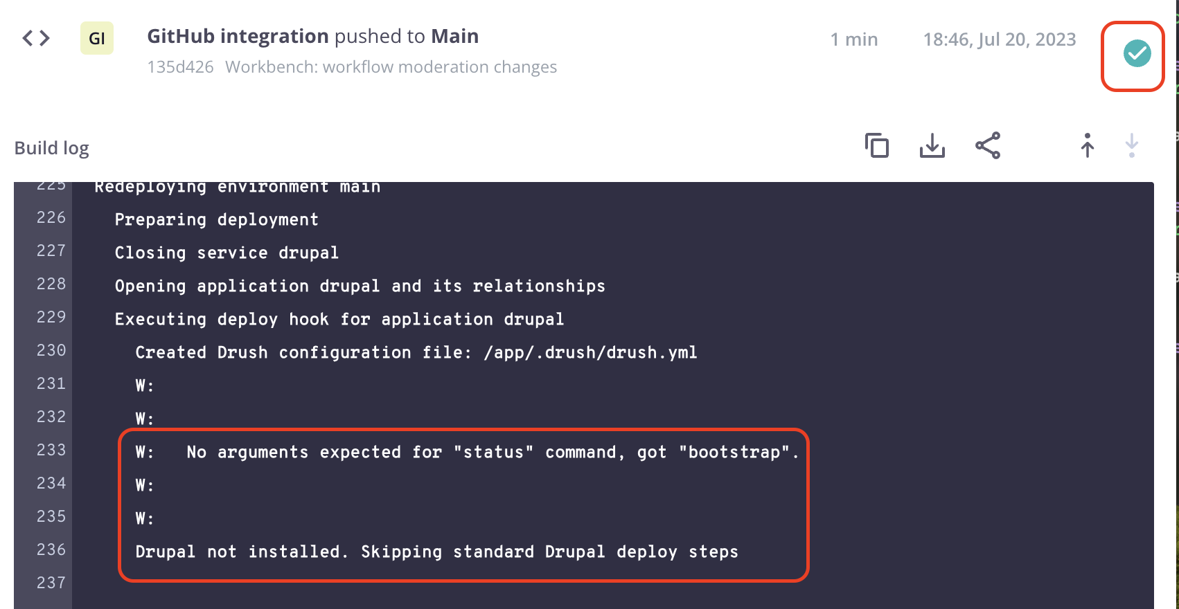 drush status [field] deprecated in drush 12 · Issue #59 · platformsh ...