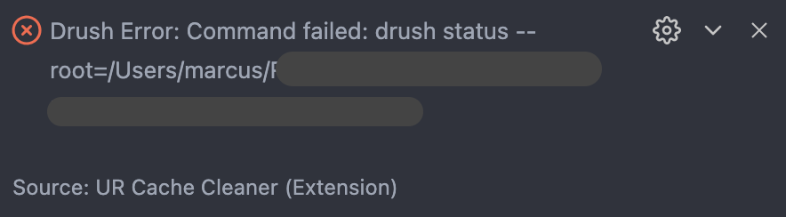 unknown command "drush" for "ddev" · Issue #1 · vinugawade/ur-cache-cleaner · GitHub