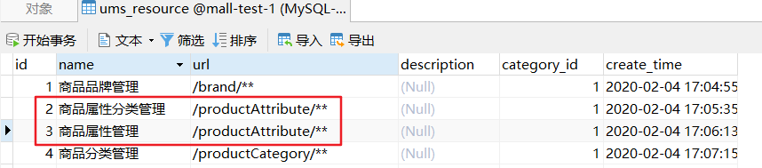 商品属性分类管理和商品属性管理的url是一样的，有什么区别吗？ · Issue #595 · macrozheng/mall · GitHub