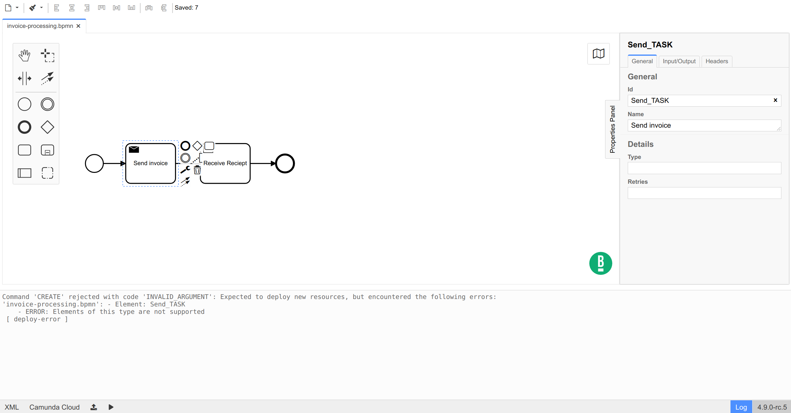 Can model unsupported `bpmn:SendTask` in Camunda Cloud diagrams · Issue ...