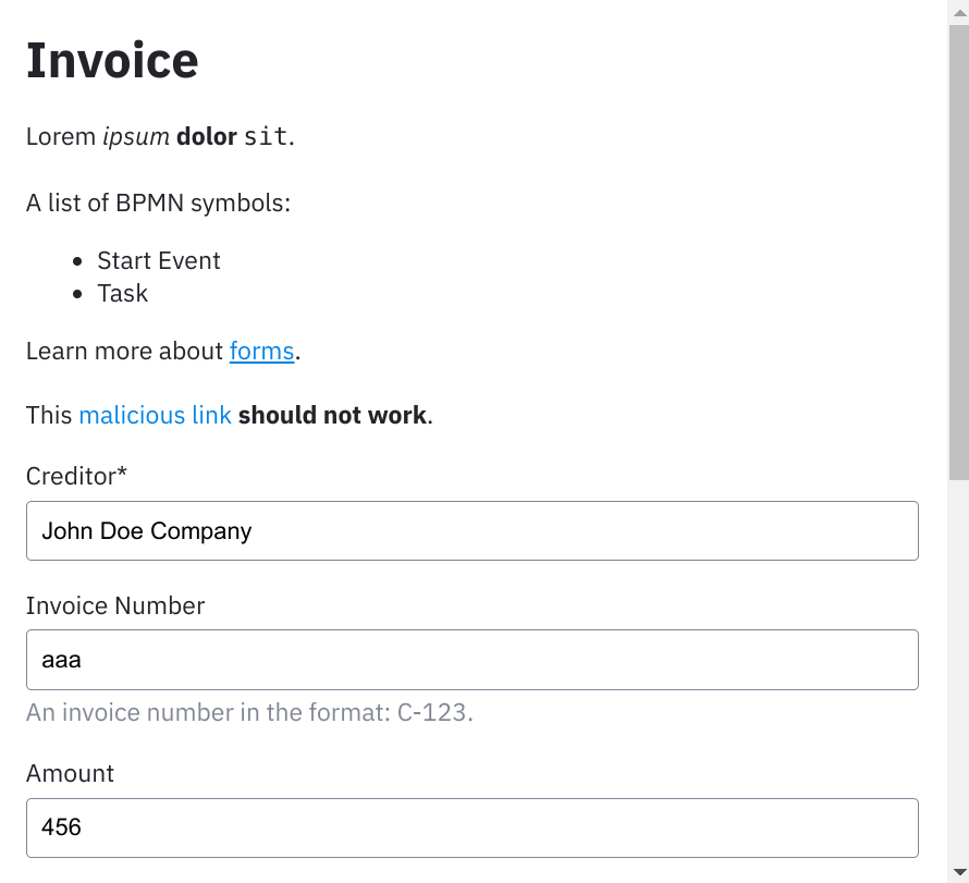 Eagerly validate form input · Issue #323 · bpmn-io/form-js · GitHub