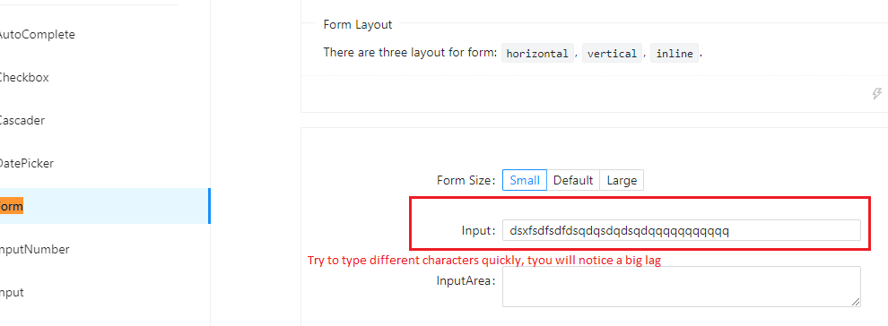 Performance Issue Lag When Typing Text Quickly In Text Input · Issue