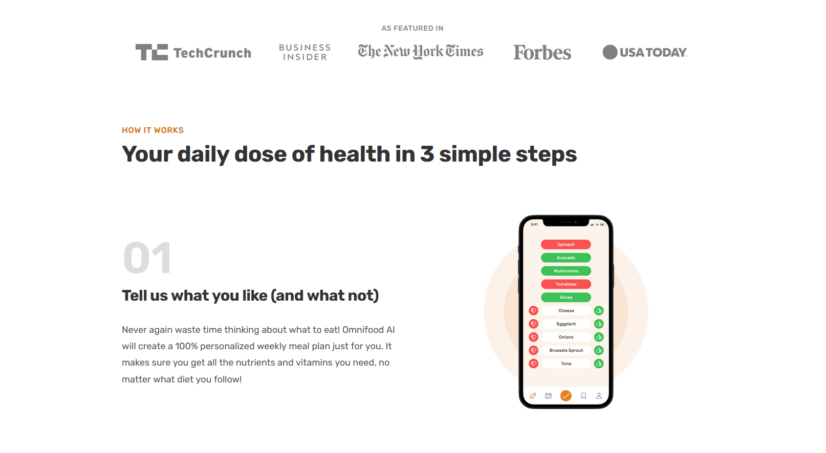 GitHub - morelir/Omnifood: An AI-powered food subscription web app ...