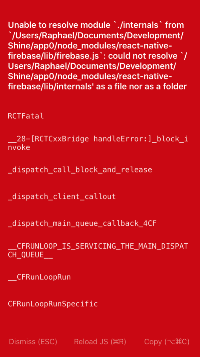 Unable to resolve module ./internals · Issue #513 · invertase/react-native-firebase · GitHub