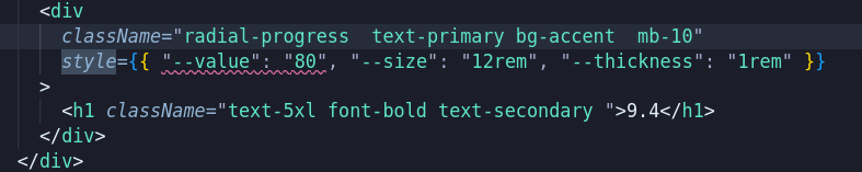 Radial progress error · saadeghi daisyui · Discussion #1190 · GitHub