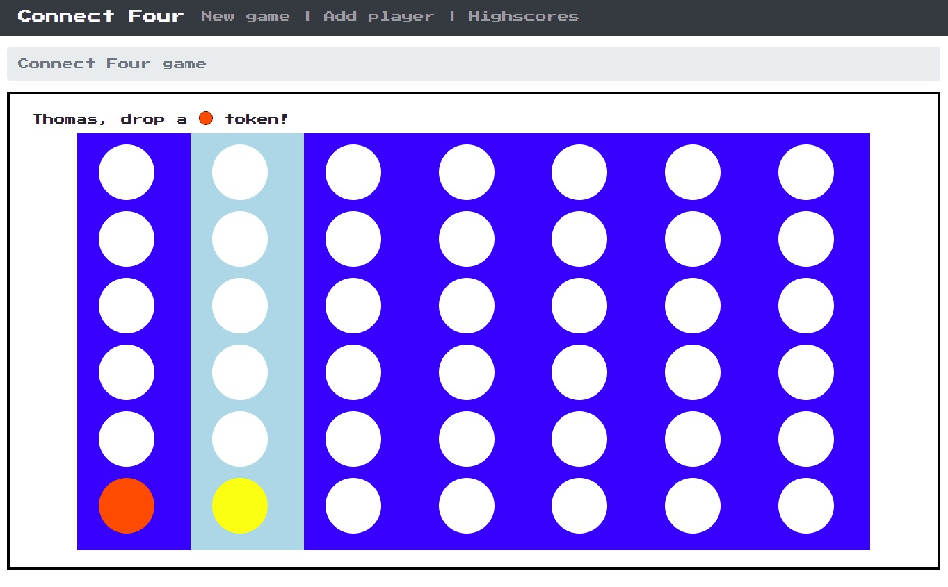 GitHub - ThomasDeMaesschalck/connectfour: School project for ...
