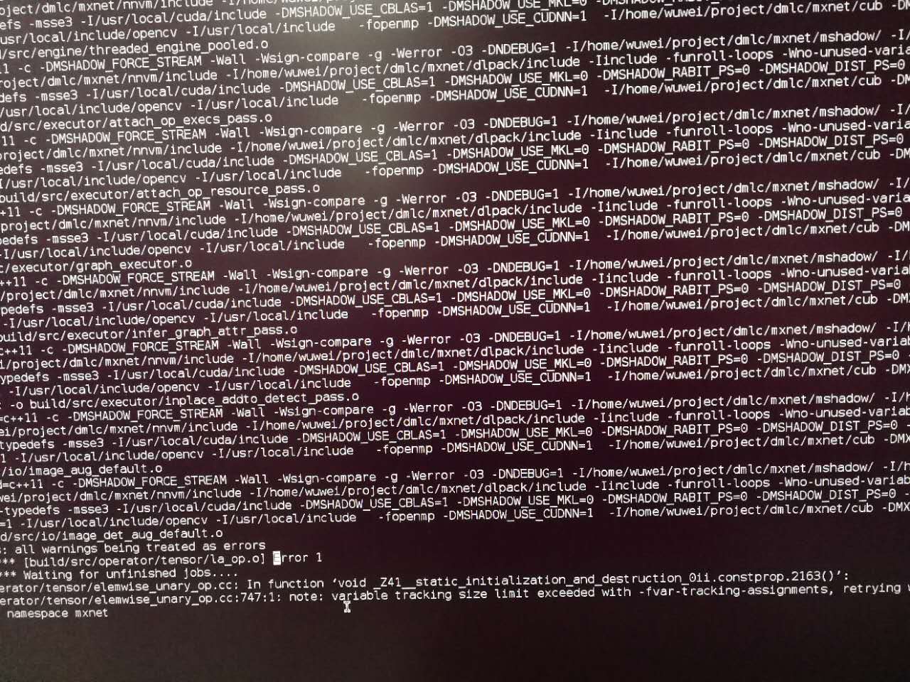 newest mxnet build failed with linalg_impl uninitialized error · Issue #7807 · apache/mxnet · GitHub