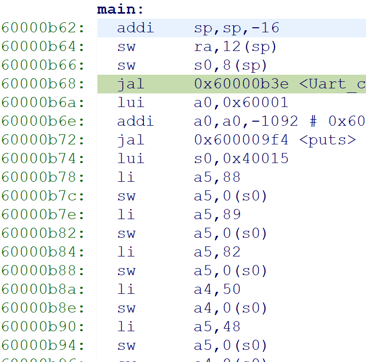 The disassembly view dosen't show opcode · Issue #563 · eclipse-embed-cdt/eclipse-plugins · GitHub