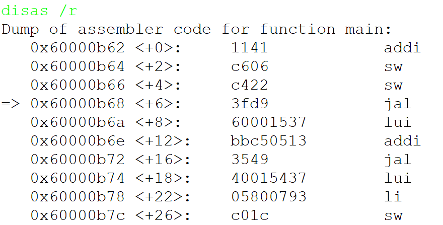 The disassembly view dosen't show opcode · Issue #563 · eclipse-embed-cdt/eclipse-plugins · GitHub
