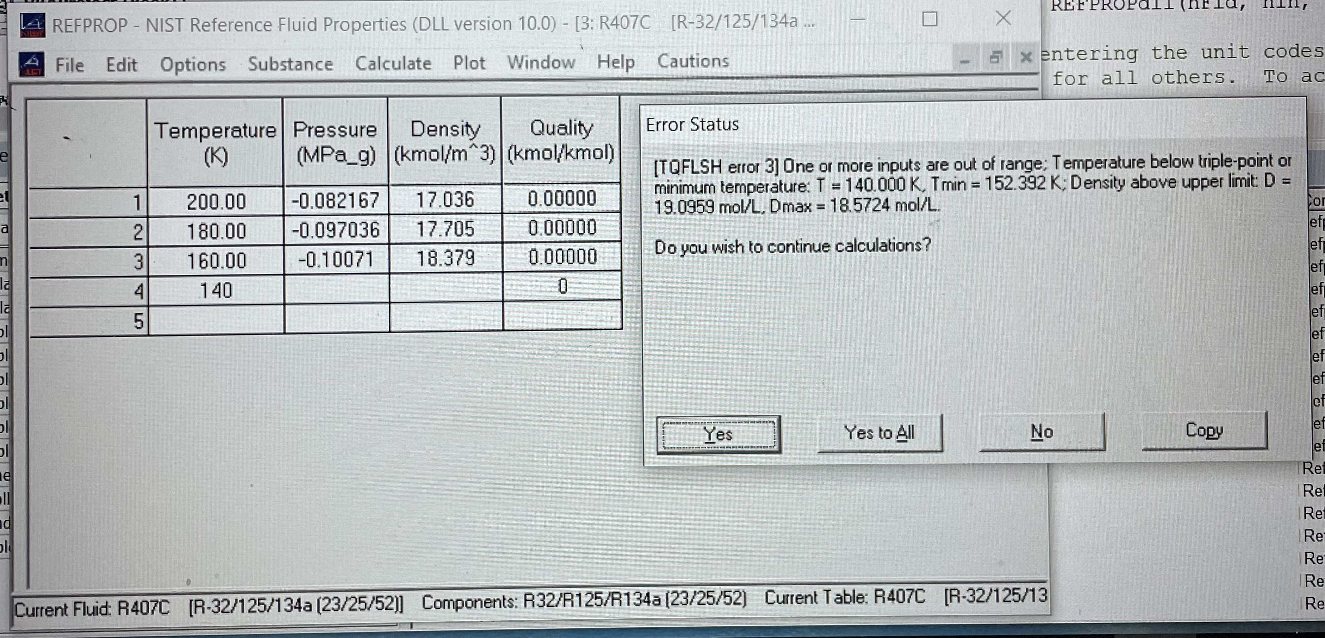 TQFLSH error 2 and #VALUE! error in Excel · Issue #496 · usnistgov/REFPROP-wrappers · GitHub