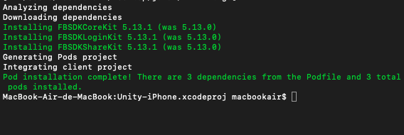 Error - Library not found ~|FBSDKCorekit · Issue #1160 · facebook ...