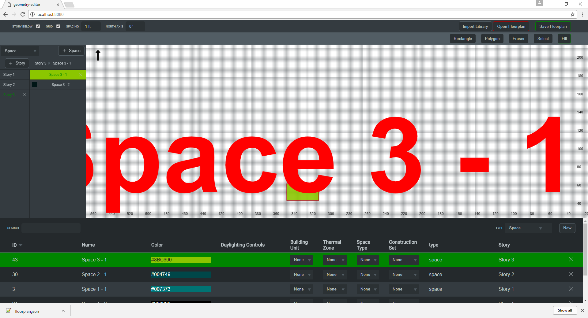 Huge fonts when opening floorplan · Issue #100 · NREL/floorspace.js · GitHub
