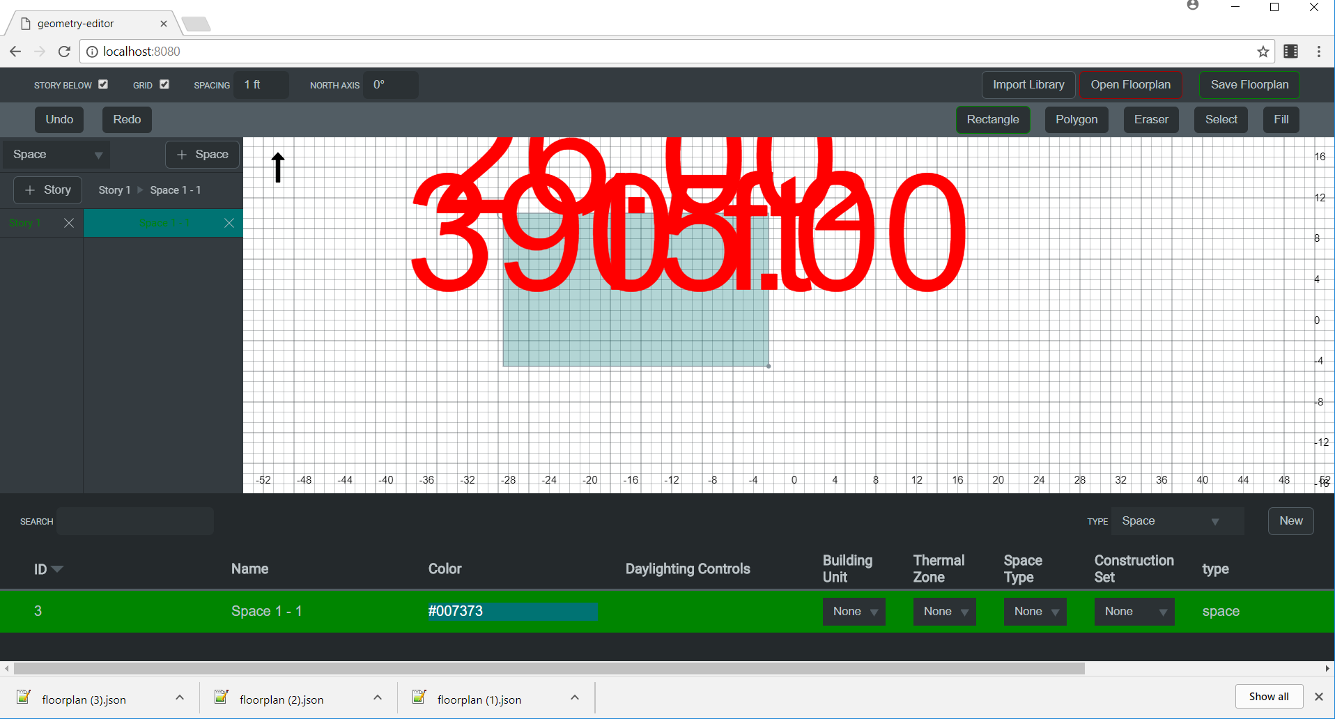 Huge fonts when opening floorplan · Issue #100 · NREL/floorspace.js · GitHub