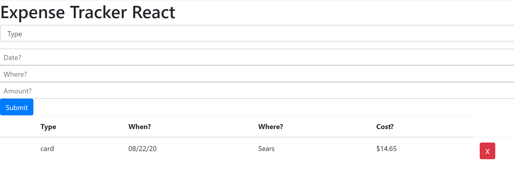 GitHub - josehomero/expense-tracker-react