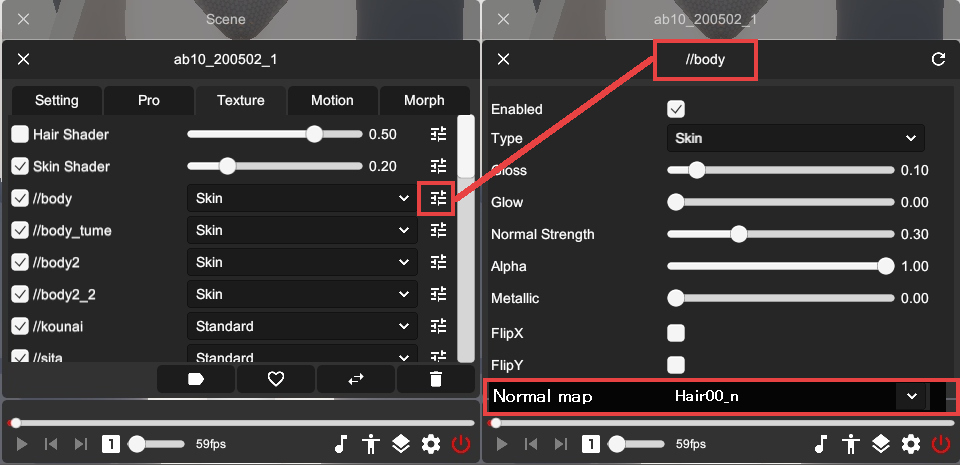 Pmx model Normal Map · Issue #57 · alloystorm/dvvr · GitHub