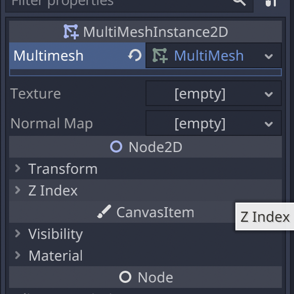 Inspecting a resource disabled in the editor features opens empty subinspector without any ...