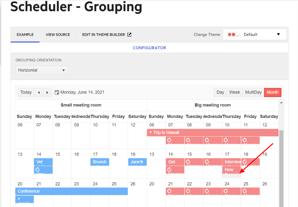 Scheduler more events button is not completely visible · Issue #2572 ...