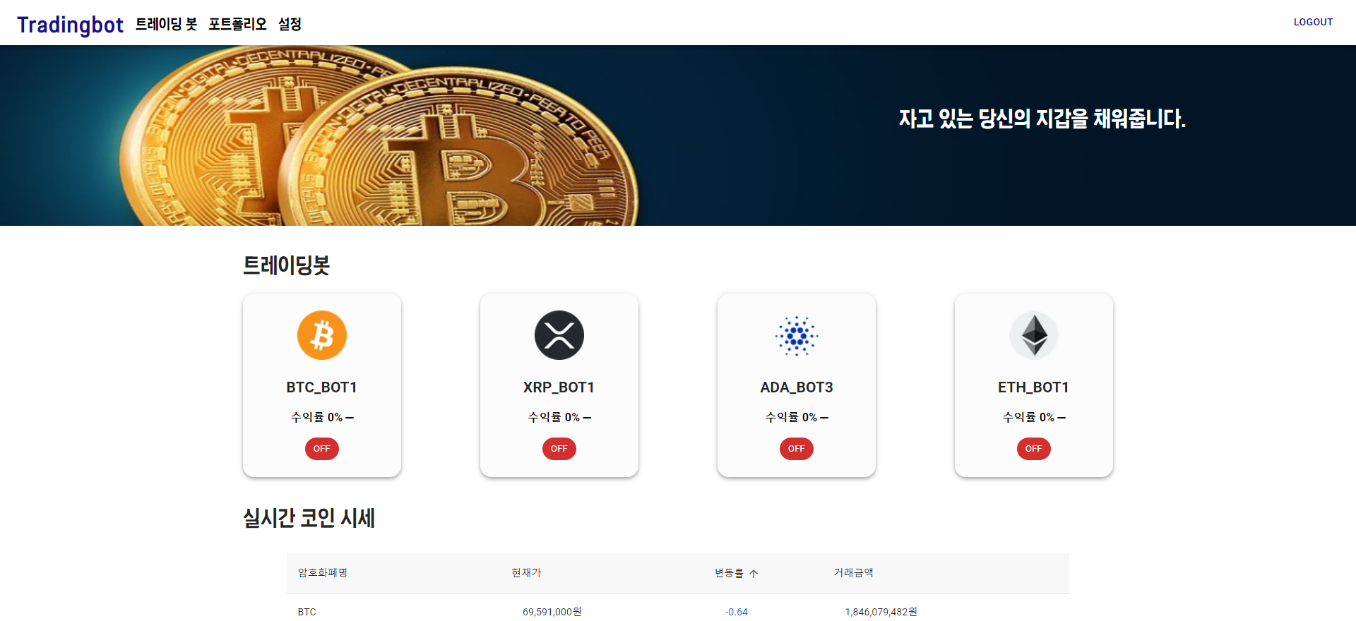 GitHub - TradingBot-Frontend/front