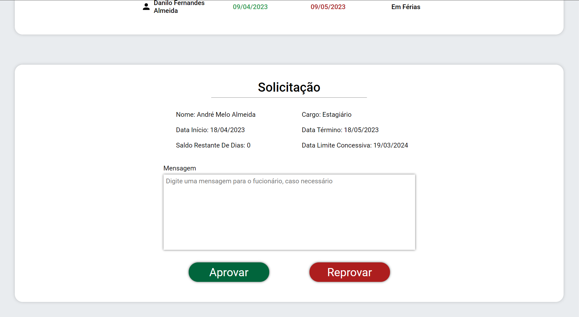 Github Breno Leonardovacation Management System React And Nestjs