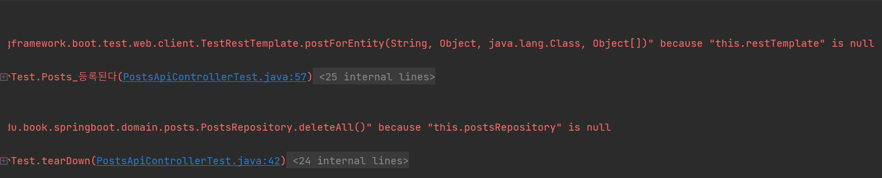 [오류] p.110 · Issue #768 · jojoldu/freelec-springboot2-webservice · GitHub