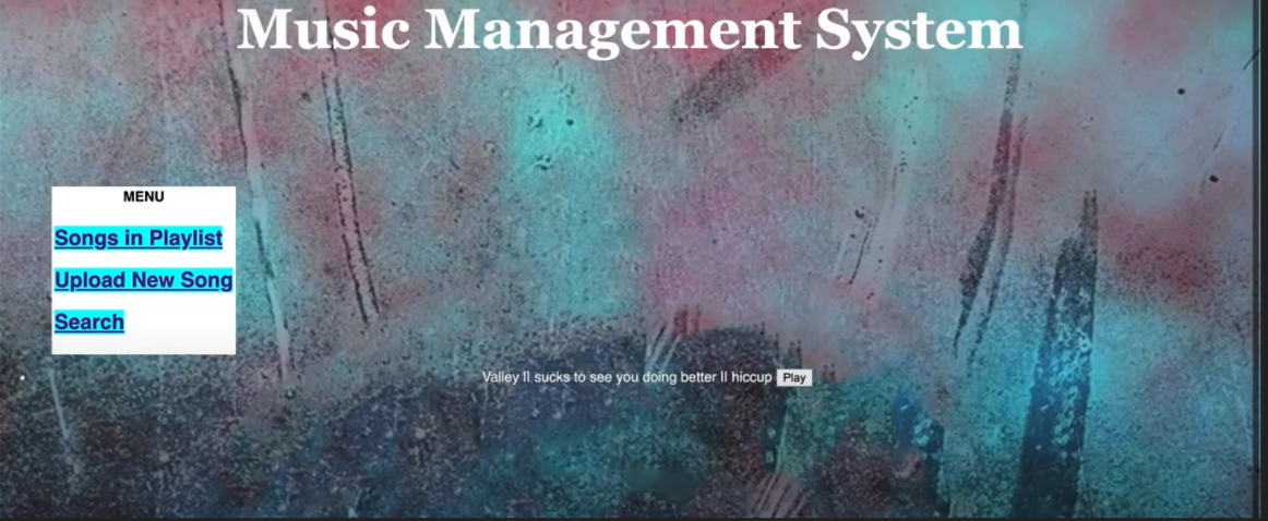 GitHub - irfhanaz/Music_DBMS: Django Music DBMS Project