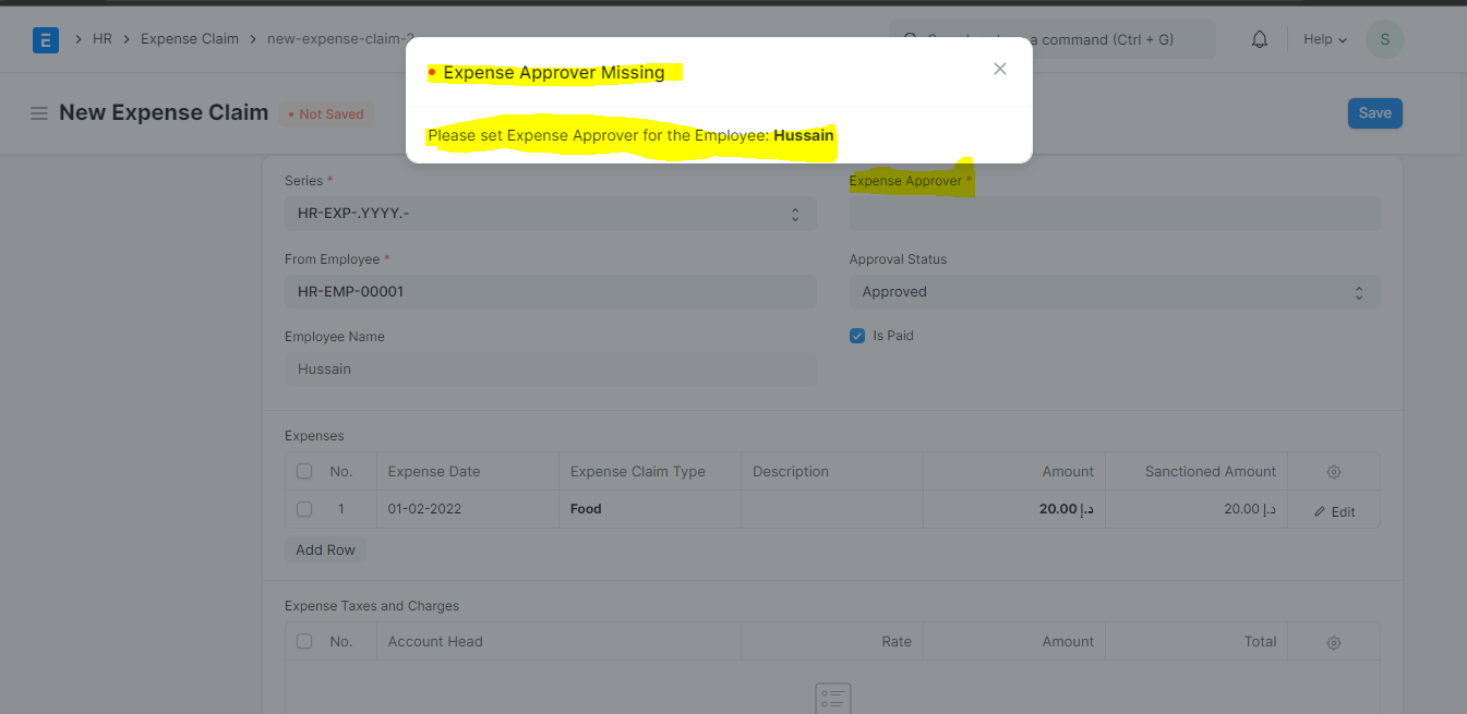 New Expense Claim · Issue #29617 · frappe/erpnext · GitHub