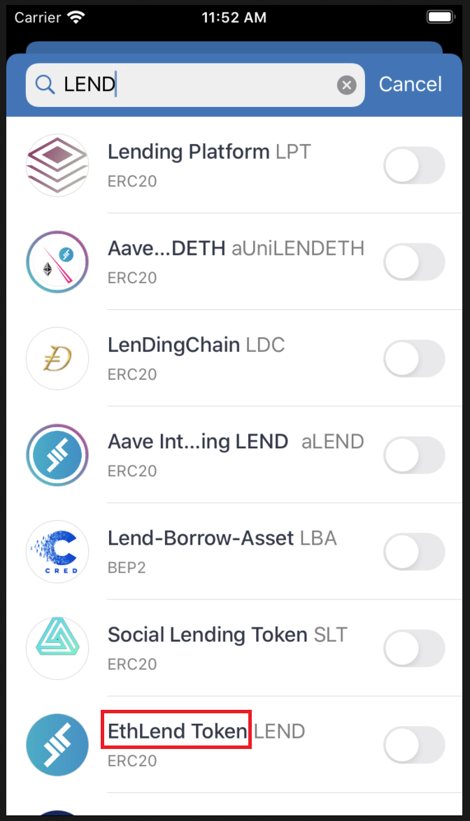 Aave (LEND) token not displaying properly in trust wallet · Issue #2843 · trustwallet/assets ...