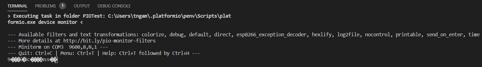 Serial monitor displays garbage · Issue #2222 · platformio/platformio ...
