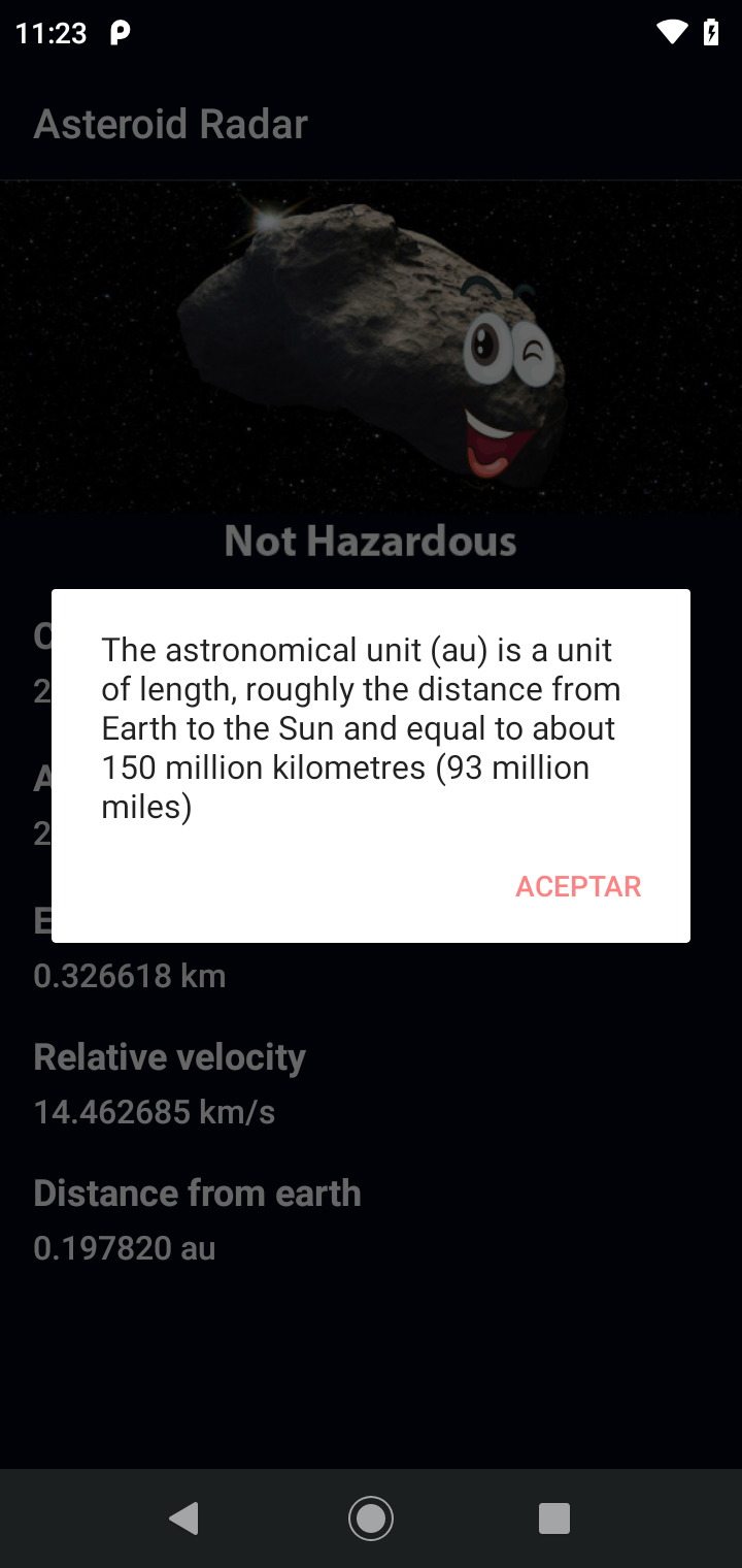 GitHub - mahmoudMohammed22/Asteroid-Radar: Asteroid Radar is an app to view the asteroids ...
