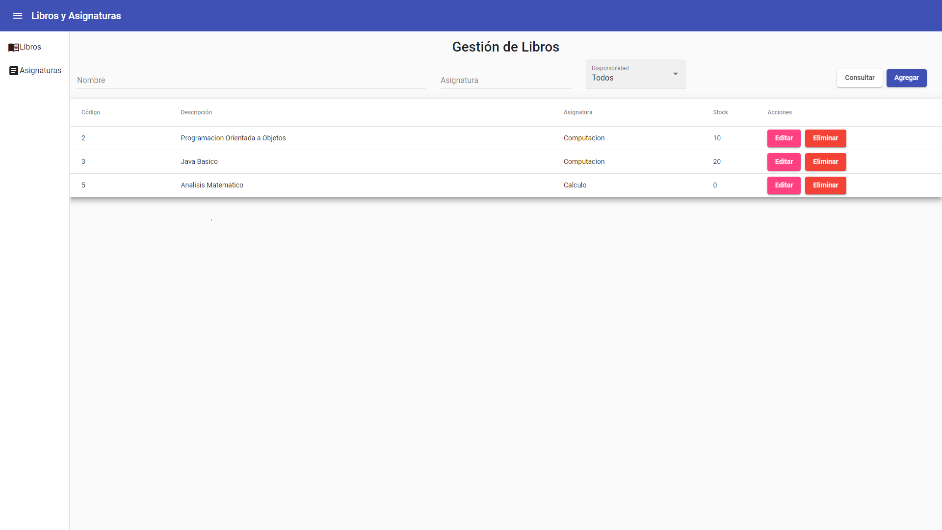 GitHub - Jmurga16/Libros-Asignaturas: Aplicación en C# (.Net Core), Angular y SQL Server, de un ...