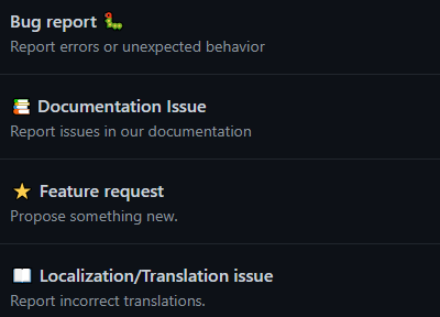 Bug report template change emoji position · Issue #10450 · microsoft/PowerToys · GitHub